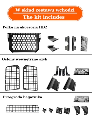 Zestaw do zabudowy bagażnika Land Rovera Discovery 3 , Discovery 4